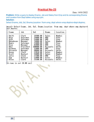 Complete practical file of class xii cs 2021-22 | PDF