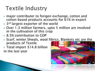 industries sector of pakistan and its importance in the economy of ...