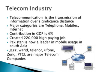 role of industries in the economy of pakistan | PPTX