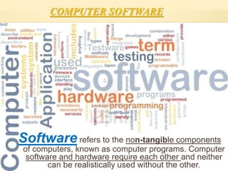 Computer Softwares | PPTX | Computing | Technology & Computing