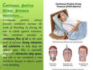 Complete presentation of ventilators | PPTX