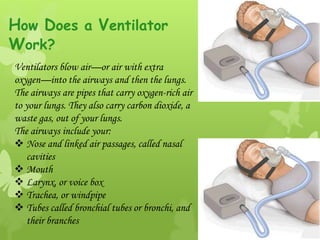 Complete presentation of ventilators | PPTX