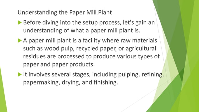 Complete Process Guide: How to Set up a “paper mill Plant” Engineering ...