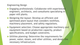 Complete Process Guide: How to Set up a “paper mill Plant” Engineering ...