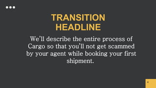 Complete process of cargo shipping | PPT