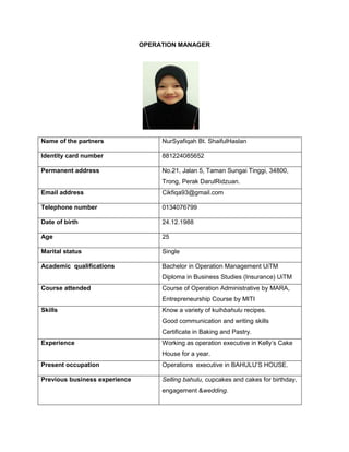 ENT300 Business Proposal | DOCX