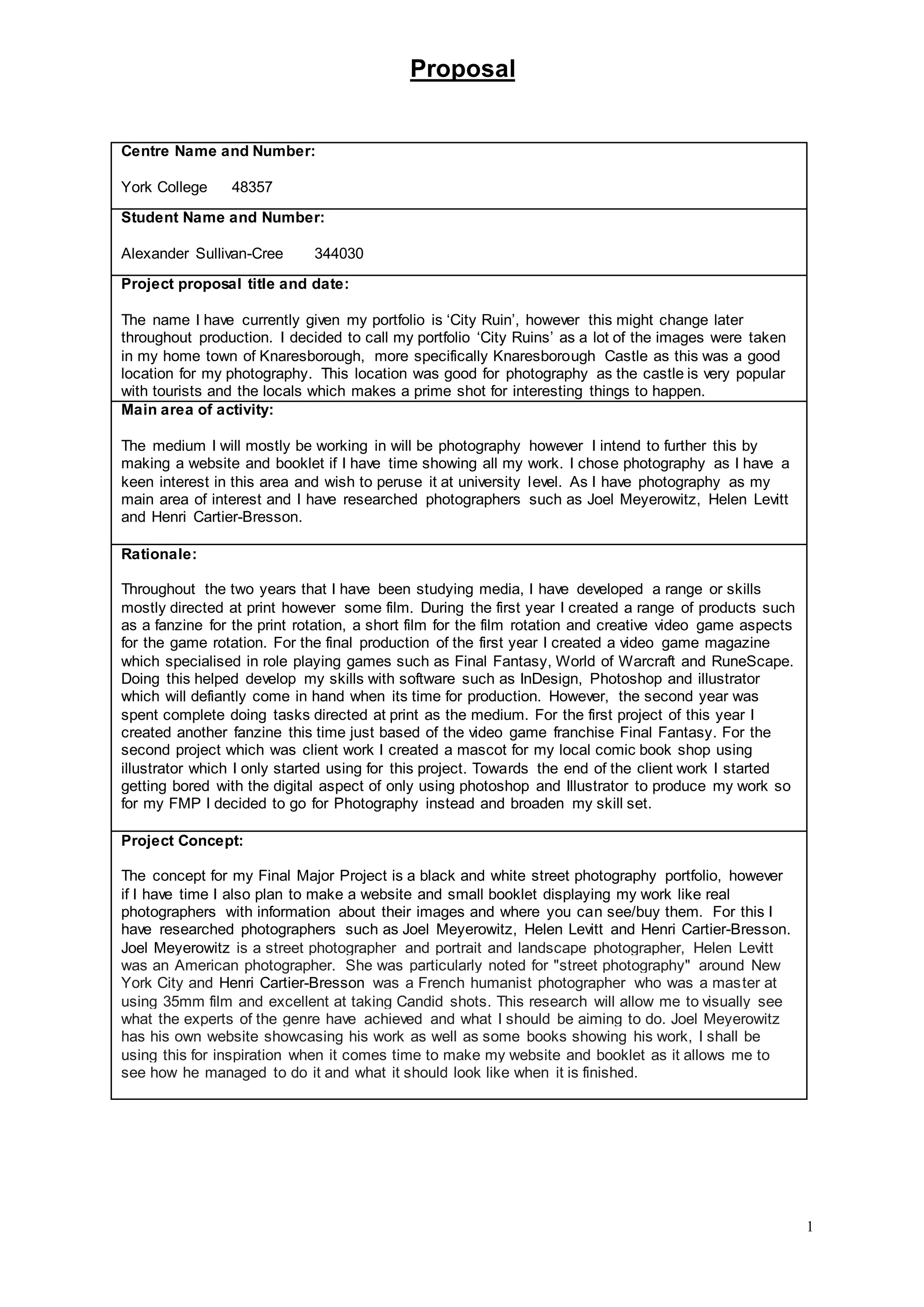 Complete Proposal | DOCX