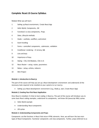 Complete React Javascript Course Syllabus.pdf