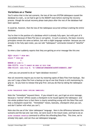 Completerecovery | PDF