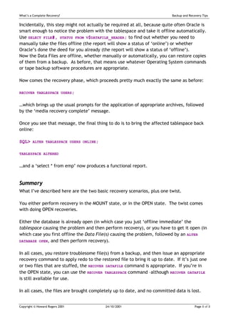 Completerecovery | PDF