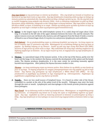 COMPLETE REFERENCE MANUAL FOR DOH MASSAGE LICENSURE EXAMINATIONS ...