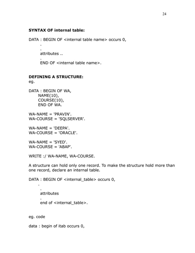 Complete reference to_abap_basics | PDF