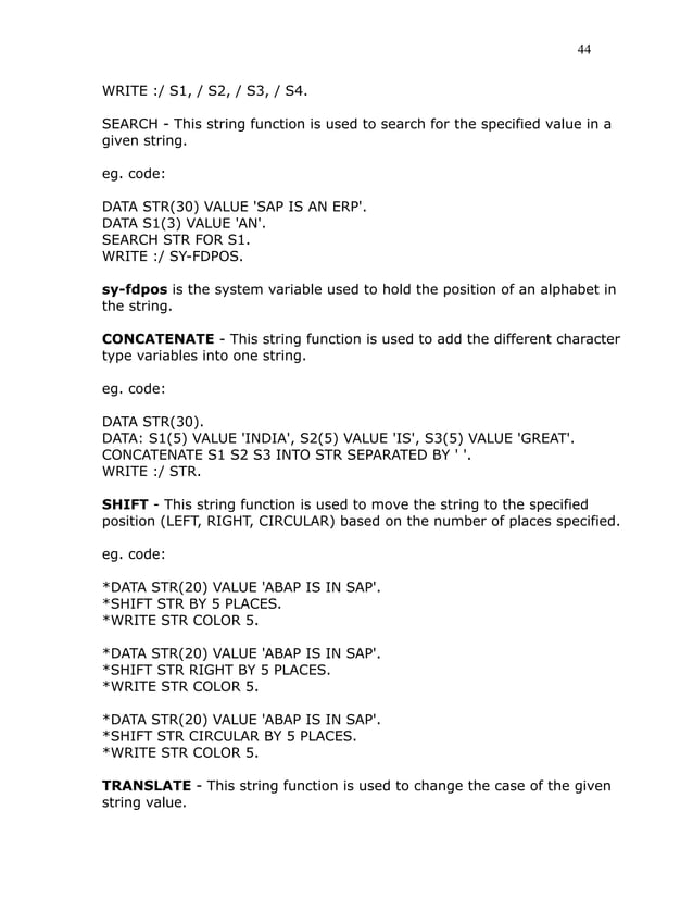 Complete reference to_abap_basics | PDF