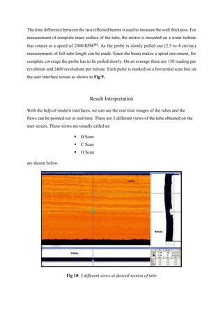Report on Tubular Non-Destructive Techniques ( Remote Field testing and ...