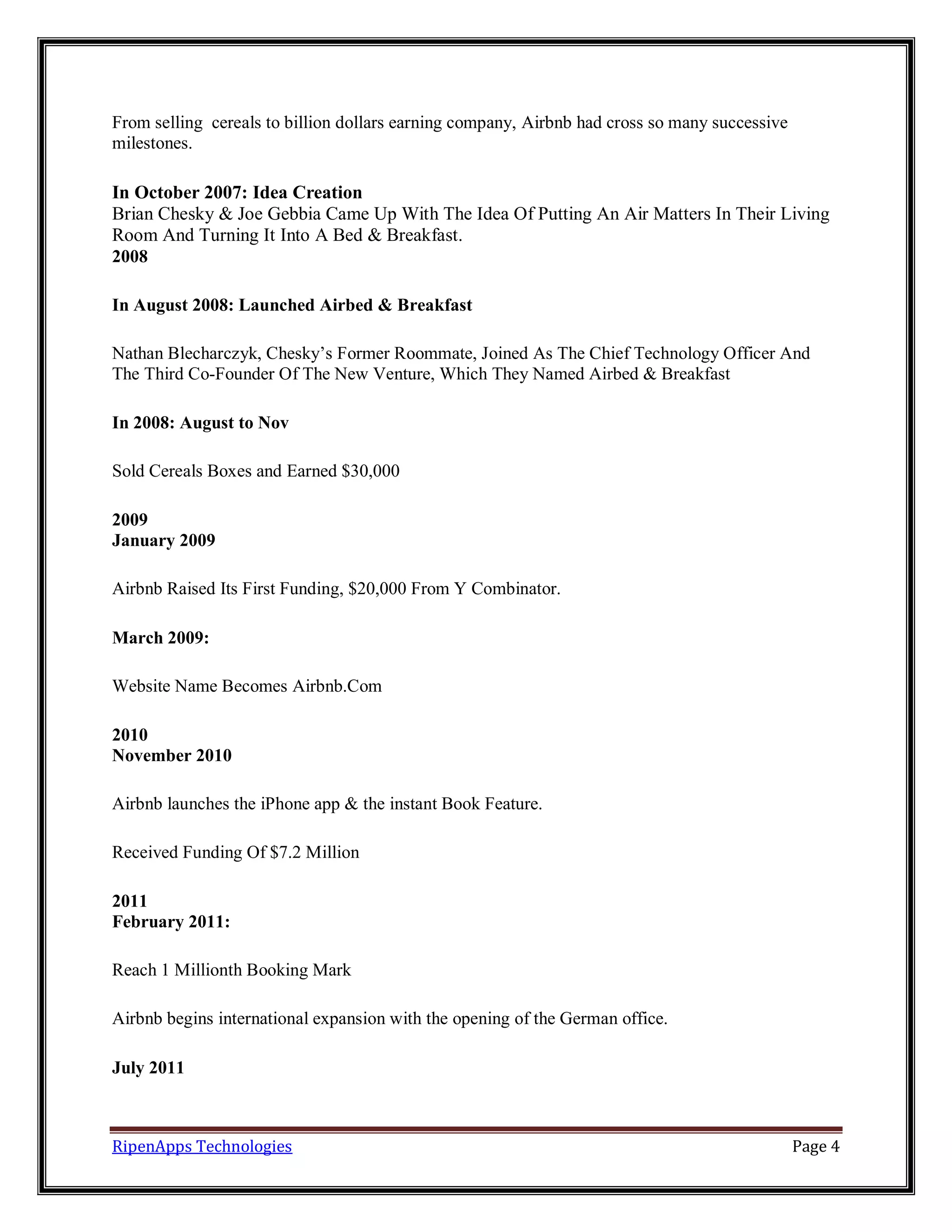 Complete Research Guide on Airbnb like App Development: History, Market ...