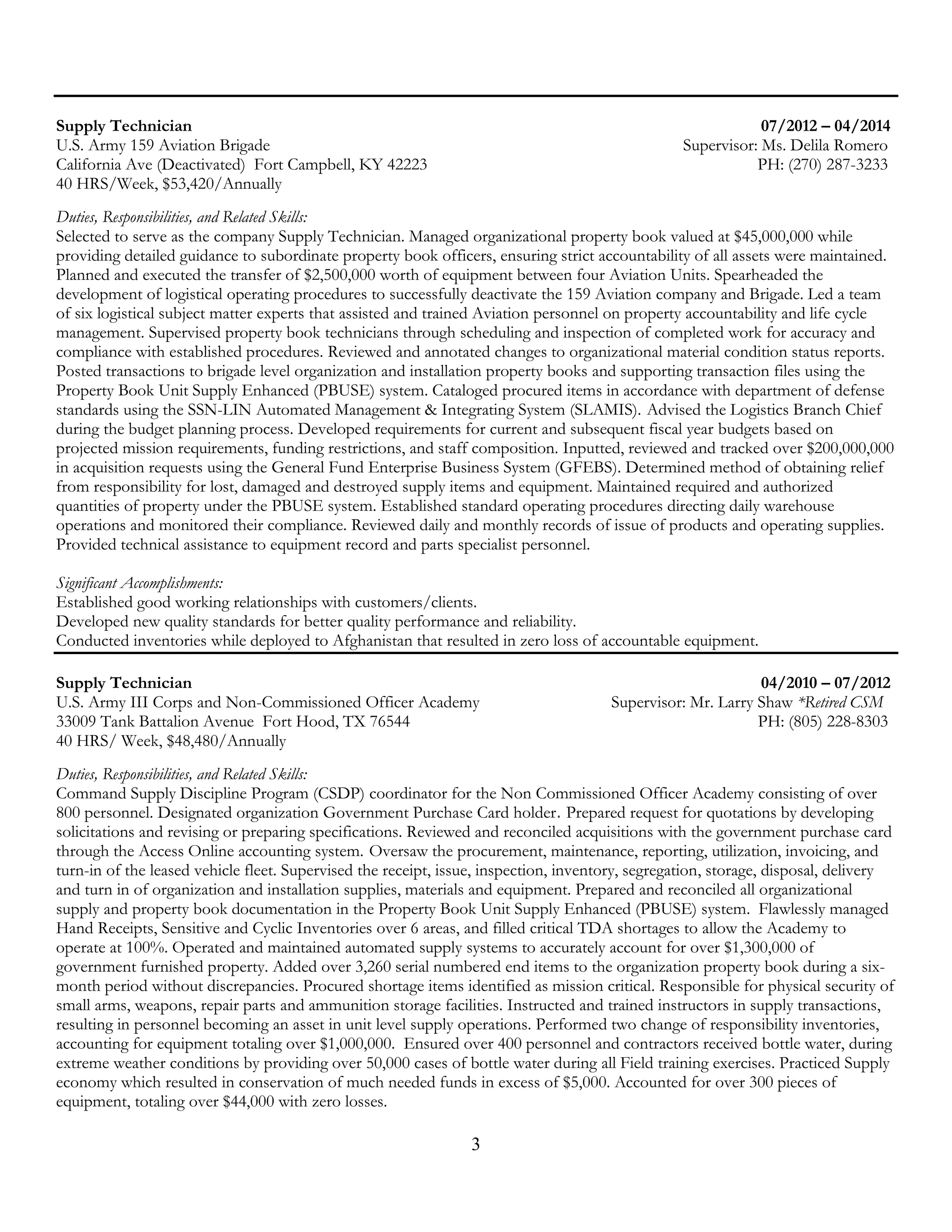 Logistics Manager | PDF