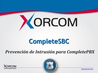 Xorcom CompleteSBC - Presentación | PDF