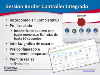 Xorcom CompleteSBC - Presentación | PDF