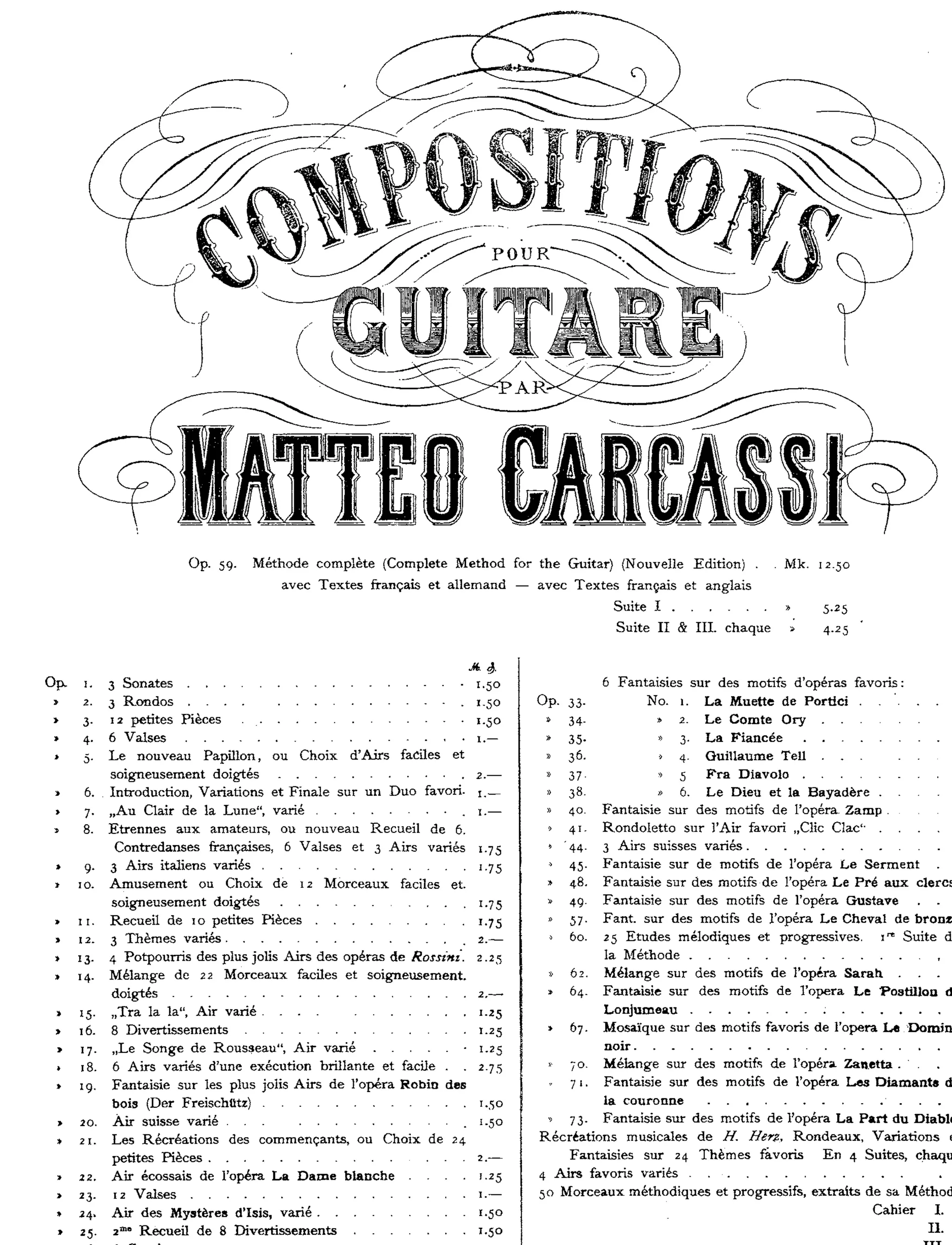 Etude Matteo Carcassi | PDF
