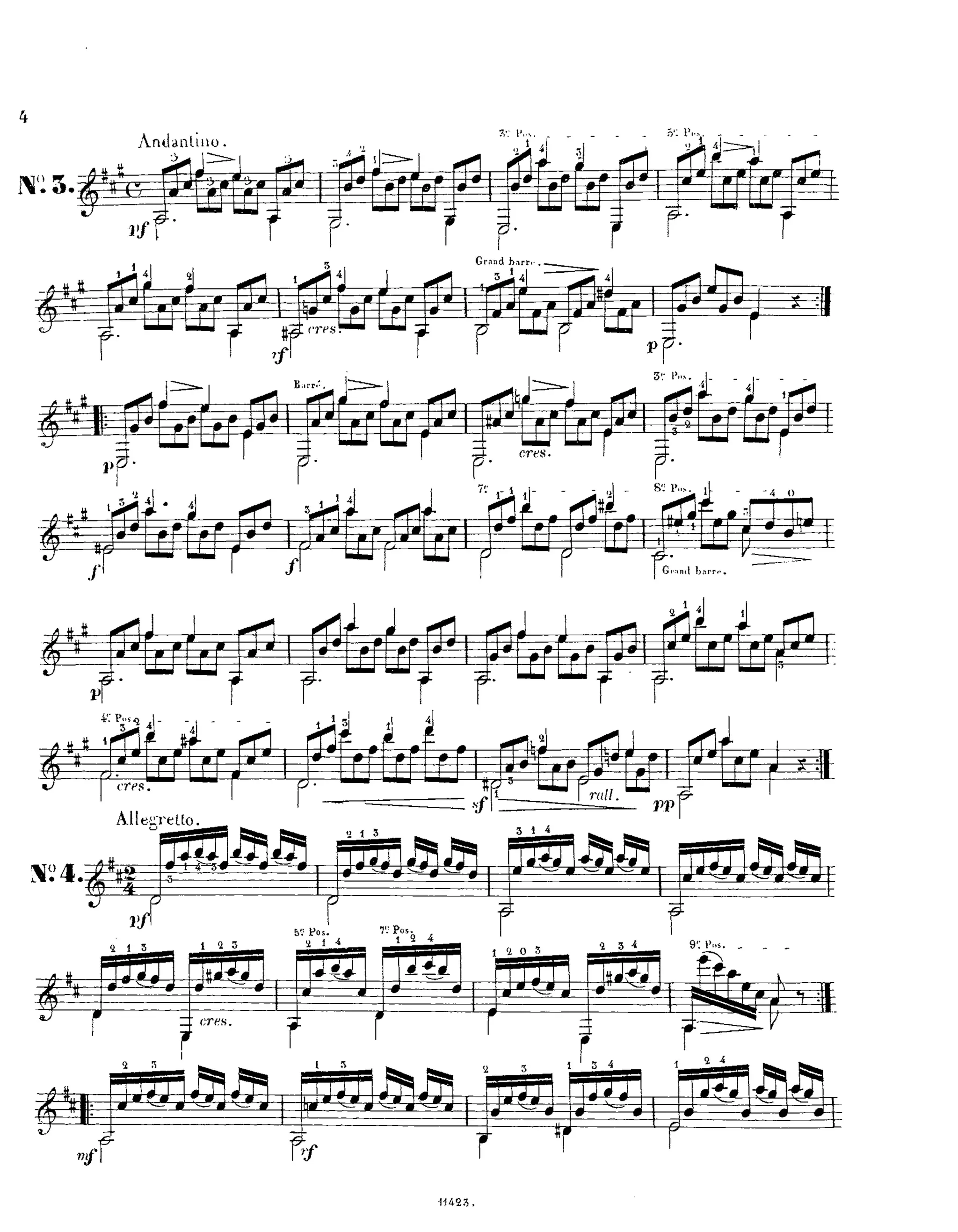 Etude Matteo Carcassi | PDF