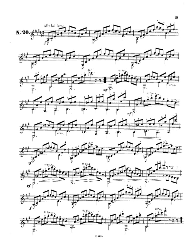 Etude Matteo Carcassi | PDF