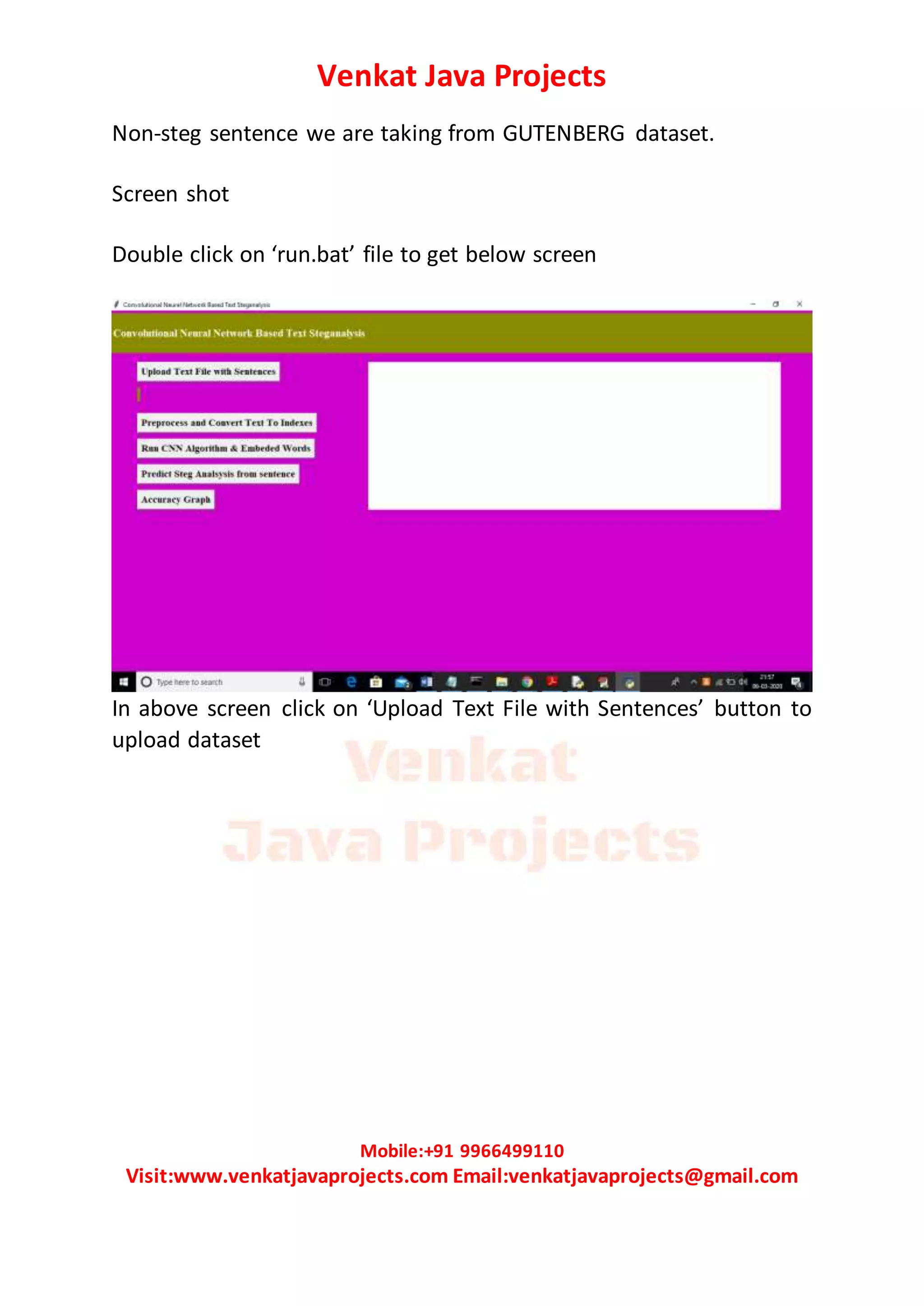 Convolutional Neural Network Based Text Steganalysis Complete screens | PDF
