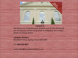 Complete shutters | PPT