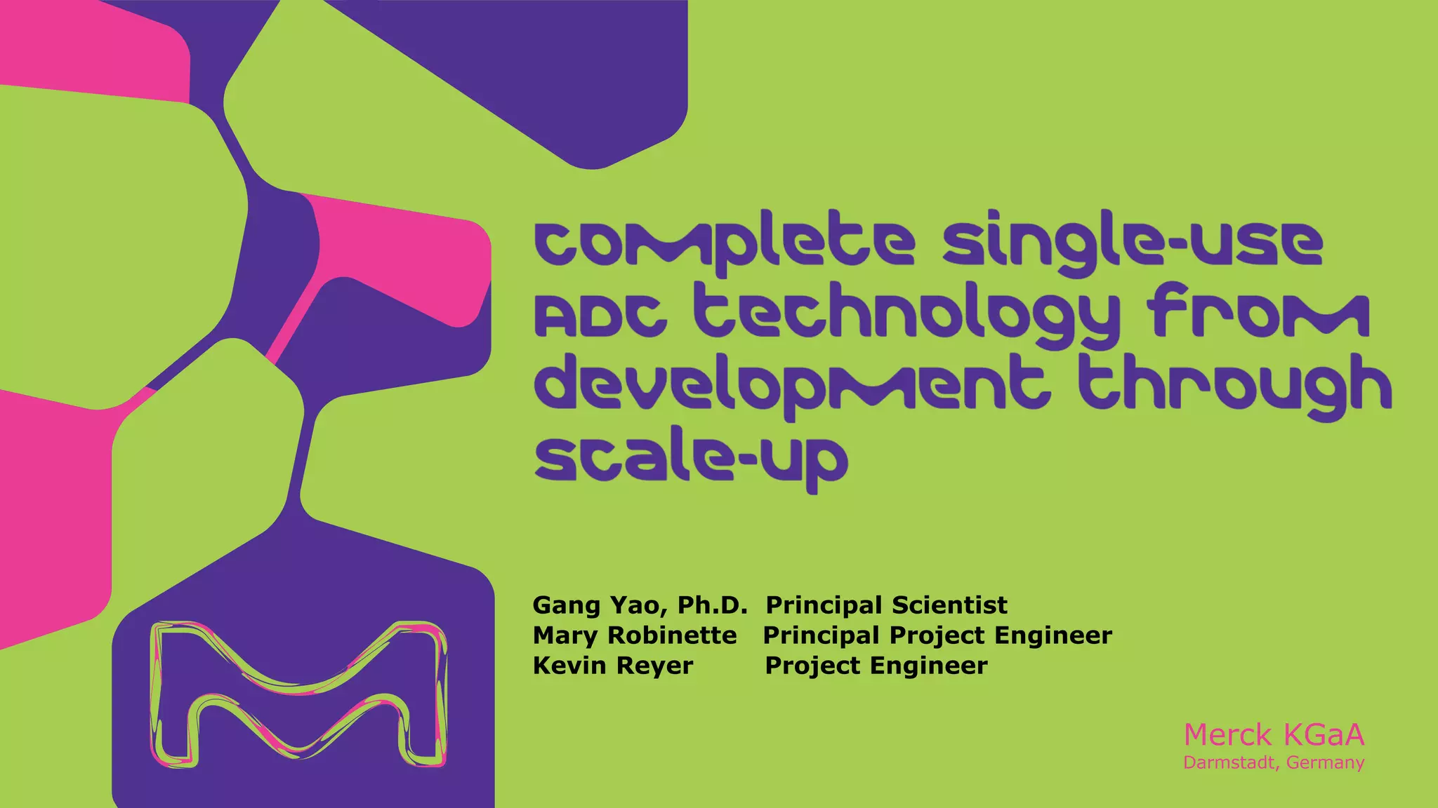 Complete single-use ADC technology from development through scale-up | PDF