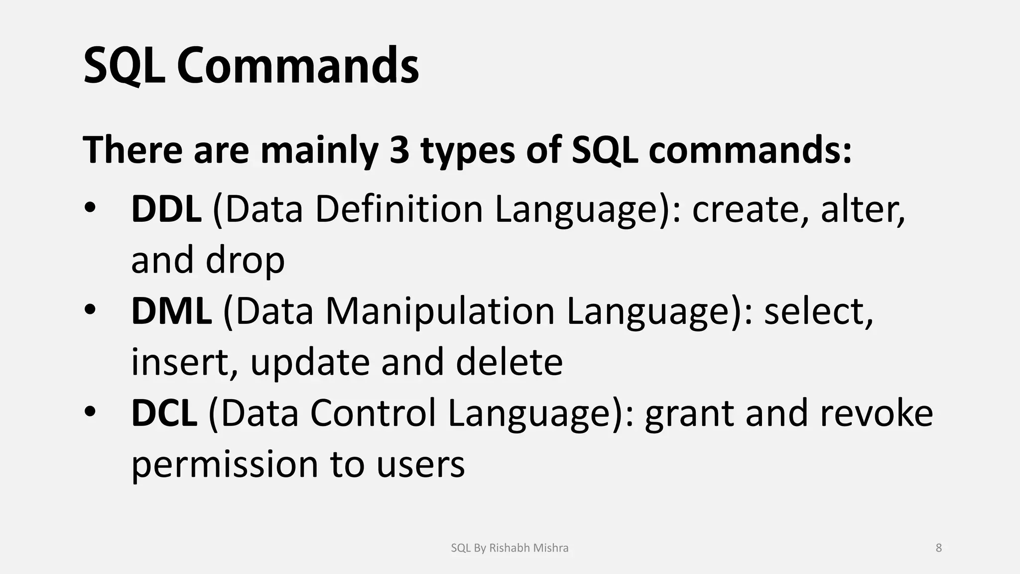 Complete Sql Tutorial In Hindi By Rishabh Mishra Pdf