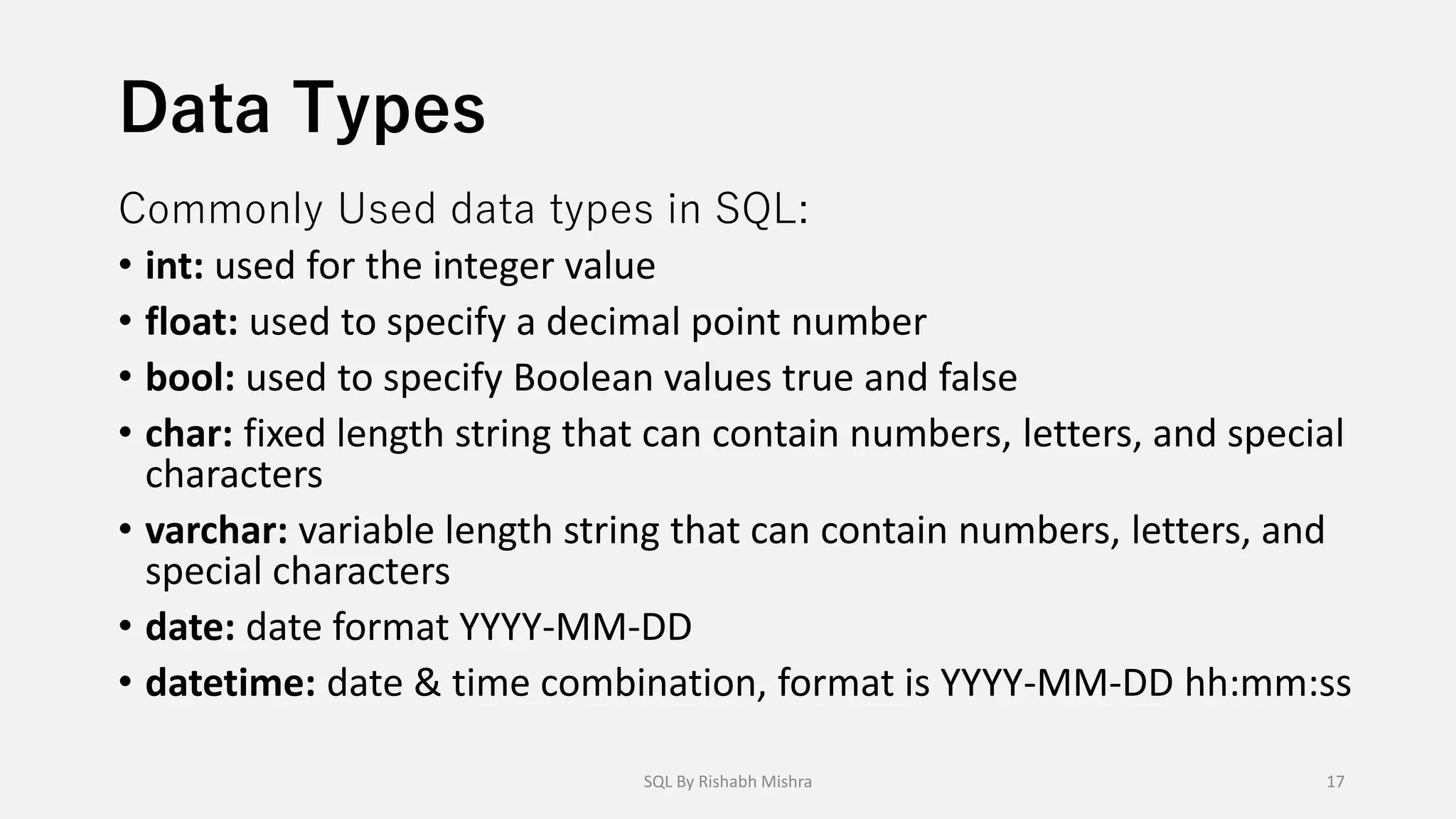 Complete SQL Tutorial In Hindi By Rishabh Mishra (Basic to Advance).pdf