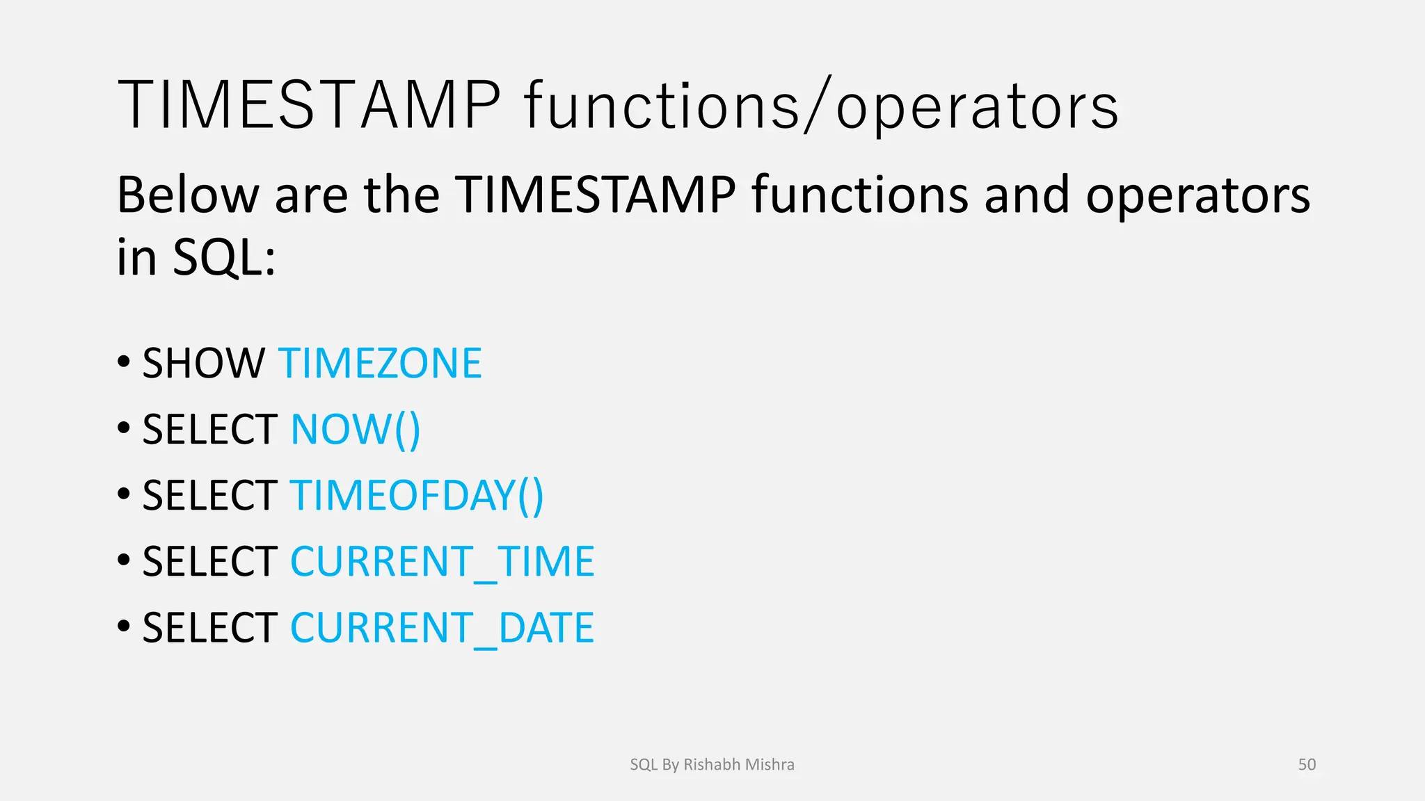 Complete SQL Tutorial In Hindi By Rishabh Mishra (Basic to Advance).pdf