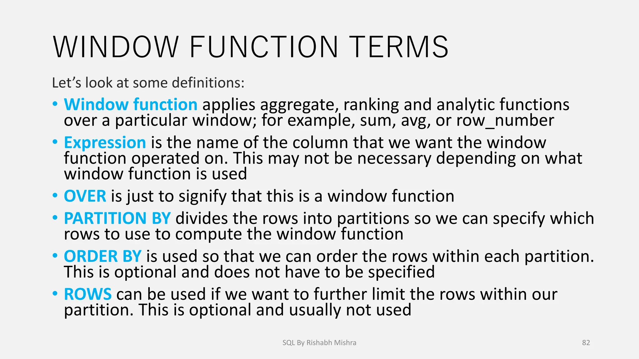 Complete SQL Tutorial In Hindi By Rishabh Mishra (Basic to Advance).pdf