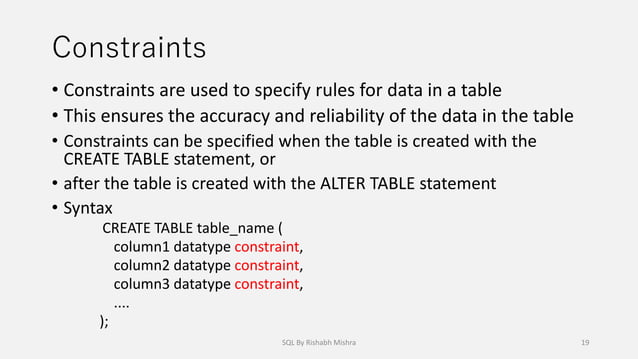Complete SQL Tutorial In Hindi By Rishabh Mishra (Basic to Advance).pdf