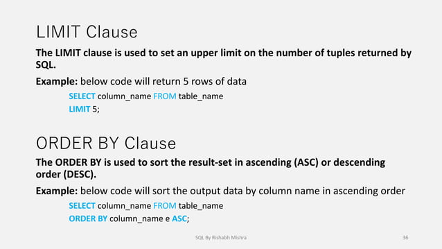 Complete SQL Tutorial In Hindi By Rishabh Mishra (Basic to Advance).pdf