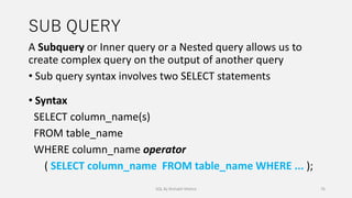 Complete SQL Tutorial In Hindi By Rishabh Mishra (Basic to Advance).pdf