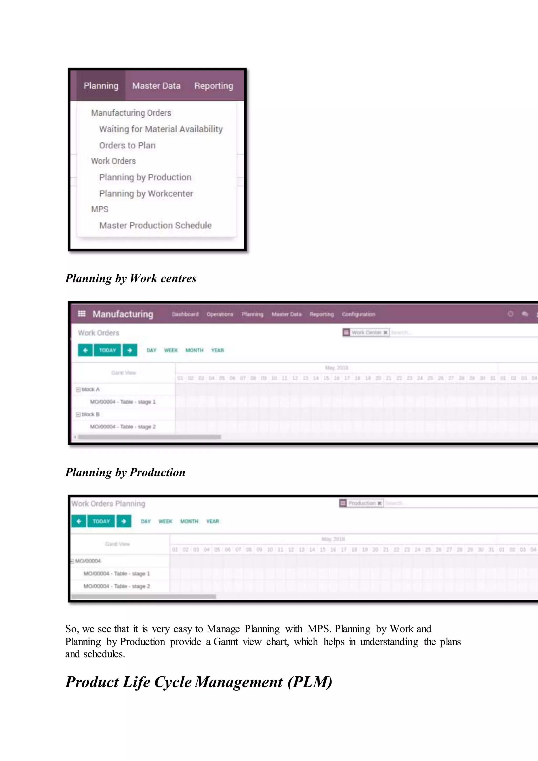 Complete step by step guide to odoo manufacturing | DOCX