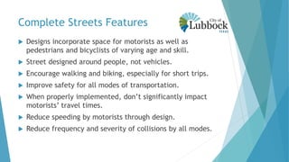 Complete Streets | PPTX