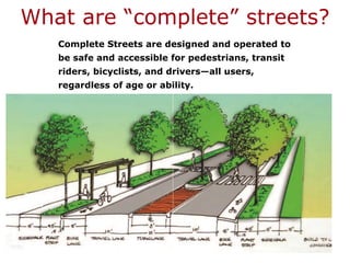 Complete streetsintro ar.leela immadisetty_alumni(auce architecture) | PPTX