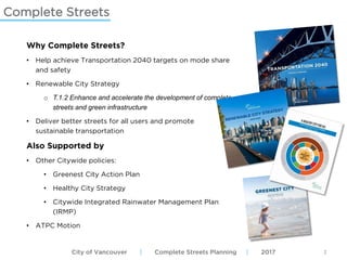 Complete Streets Presentation Pptx