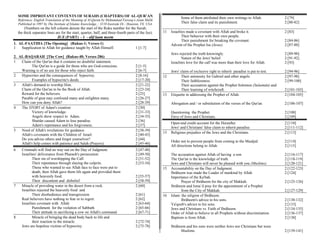 BRIEF SUMMARY OF QUR'AN | PDF