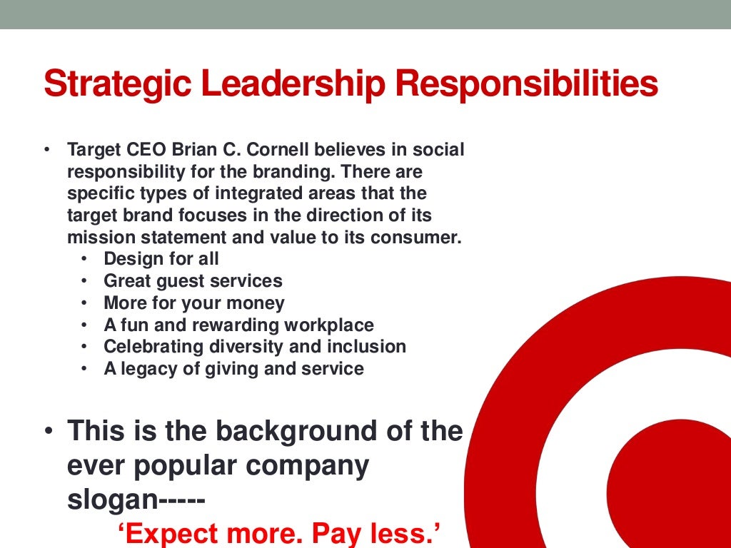 Target Corporation - Strategic Analysis