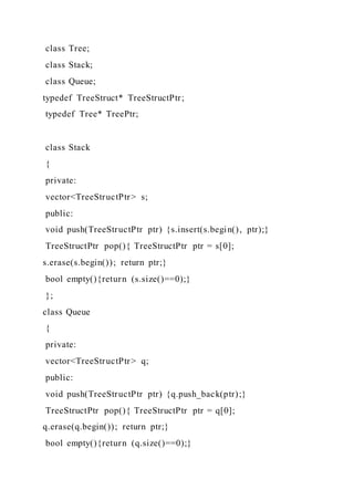 Complete the C++ program and implement the routines that are not .docx