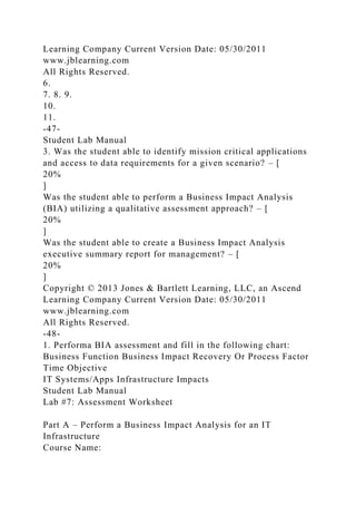 Complete the Lab #7 Exercises from your Student Lab Manual.Bec.docx