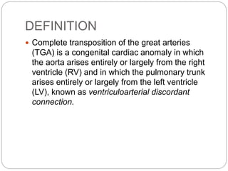 Complete transposition of great arteries | PPTX