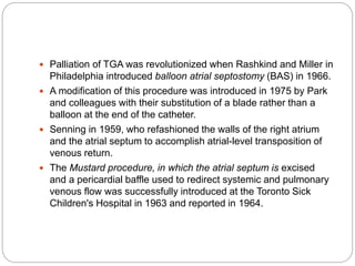 Complete transposition of great arteries | PPTX