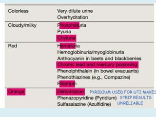 Complete urine examination | PPTX