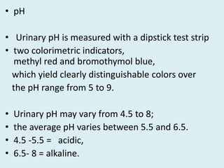 Complete urine examination | PPTX