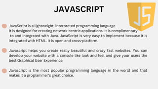 Web Development Report | PDF