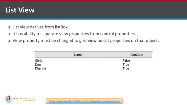 Complete Wpf Overview Tutorial With Example Ifour Technolab Ppt 