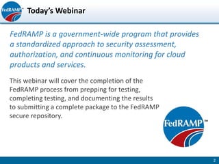 Completing fedramp-security-authorization-process | PPTX
